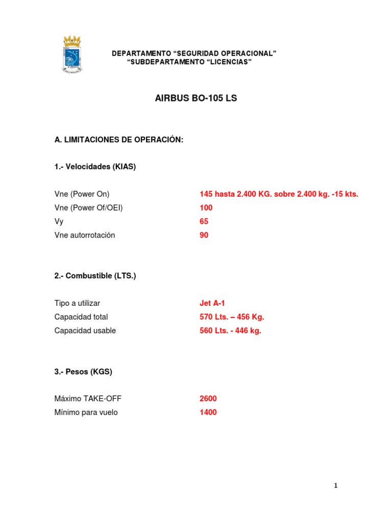 Prueba Dgac Bo-105 LS (Respuestas) | PDF | Incendios | Aerodinámica