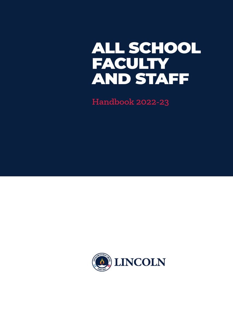 All School Facultyand Staff Handbook | Download Free PDF | Photocopier