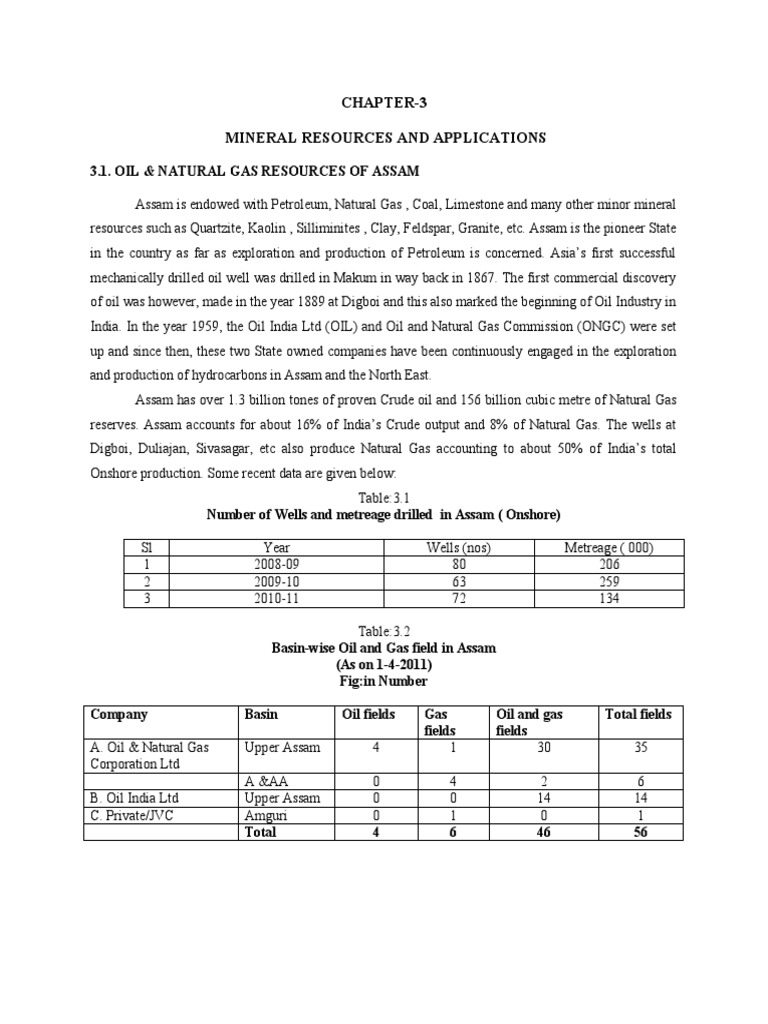 Mineral Resources | PDF | Petroleum | Natural Gas
