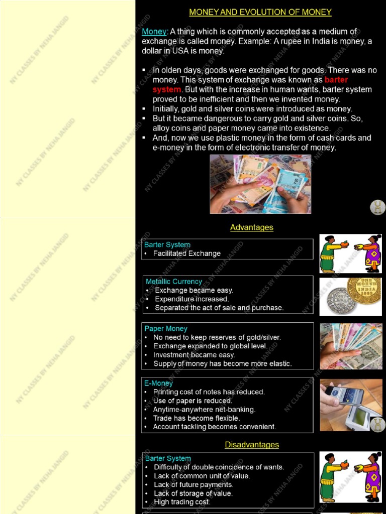 Chapter 5 Money Notes | PDF