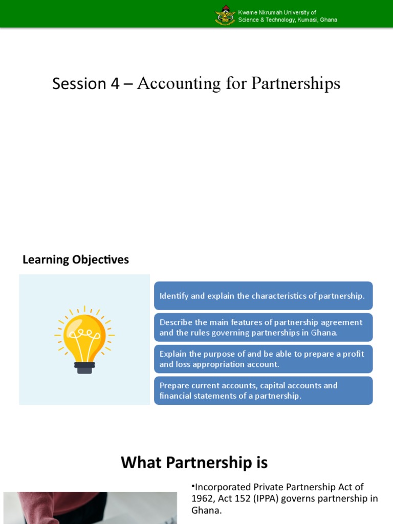 Session 4 - Partnership Accounts | PDF | Partnership | Interest