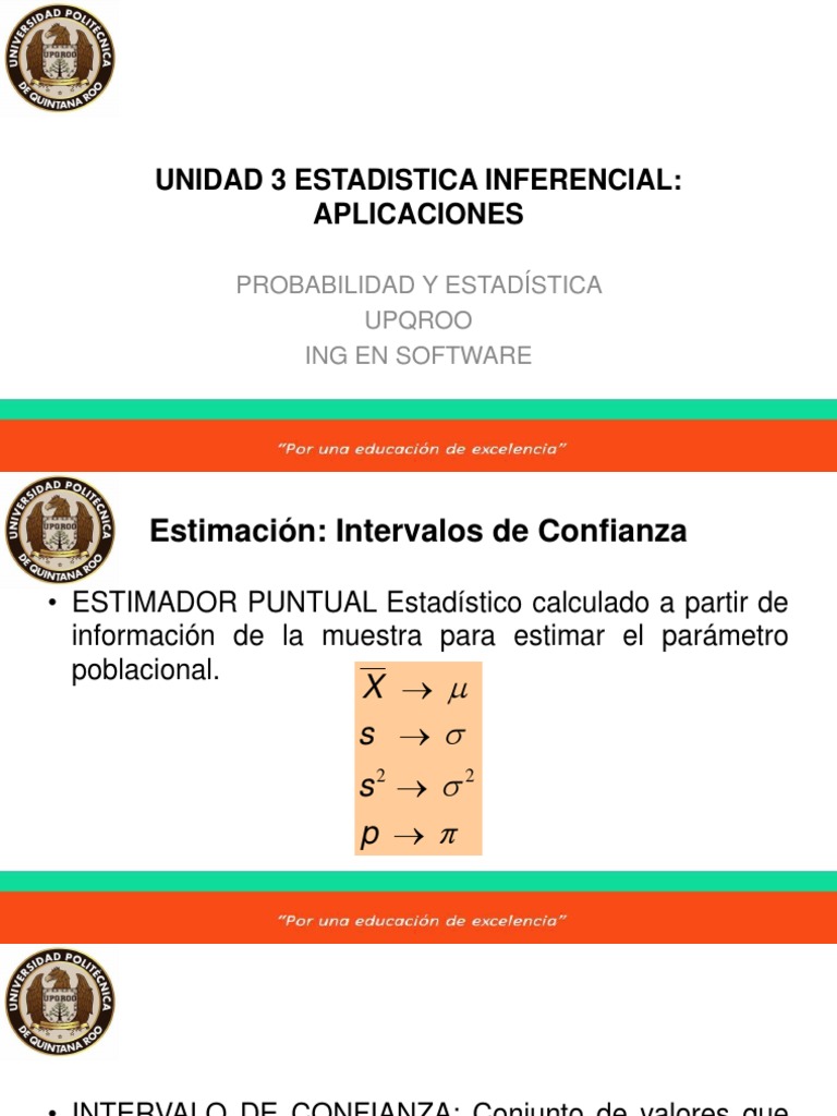 Estadistica Inferencial 1 | PDF | Intervalo de confianza | Muestreo (Estadísticas)