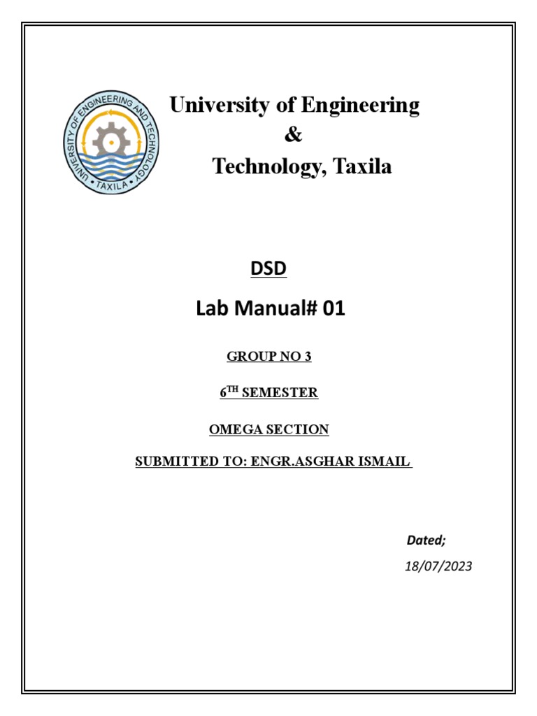 Lab No 1 | PDF | Field Programmable Gate Array | Installation (Computer Programs)