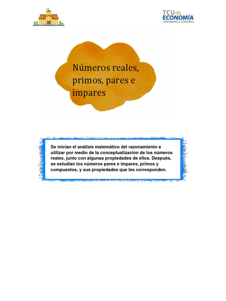 Folleto T1 - Números Reales | PDF | División (Matemáticas) | Números