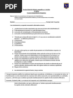 Cuestionario Historia 1ero BGU. | PDF