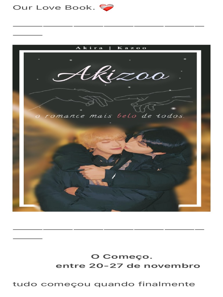 Our Love Book. ? | PDF | Amor | Sentimento