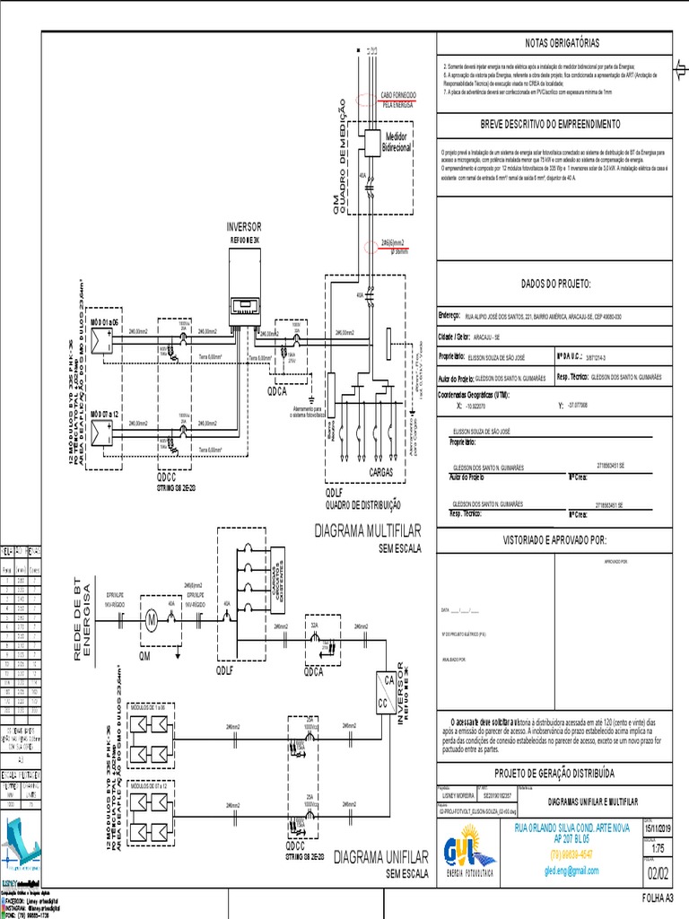 02 PROJ FOTVOLT - ELISON SOUZA - 02 r00 Model | PDF | Tecnologia de ...