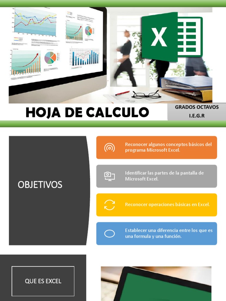 Introducción a Excel 8.0 para Octavos | PDF | Hoja de cálculo ...