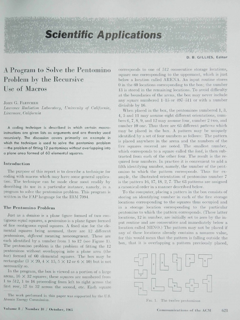 Pentomino | PDF | Information Technology | Computing