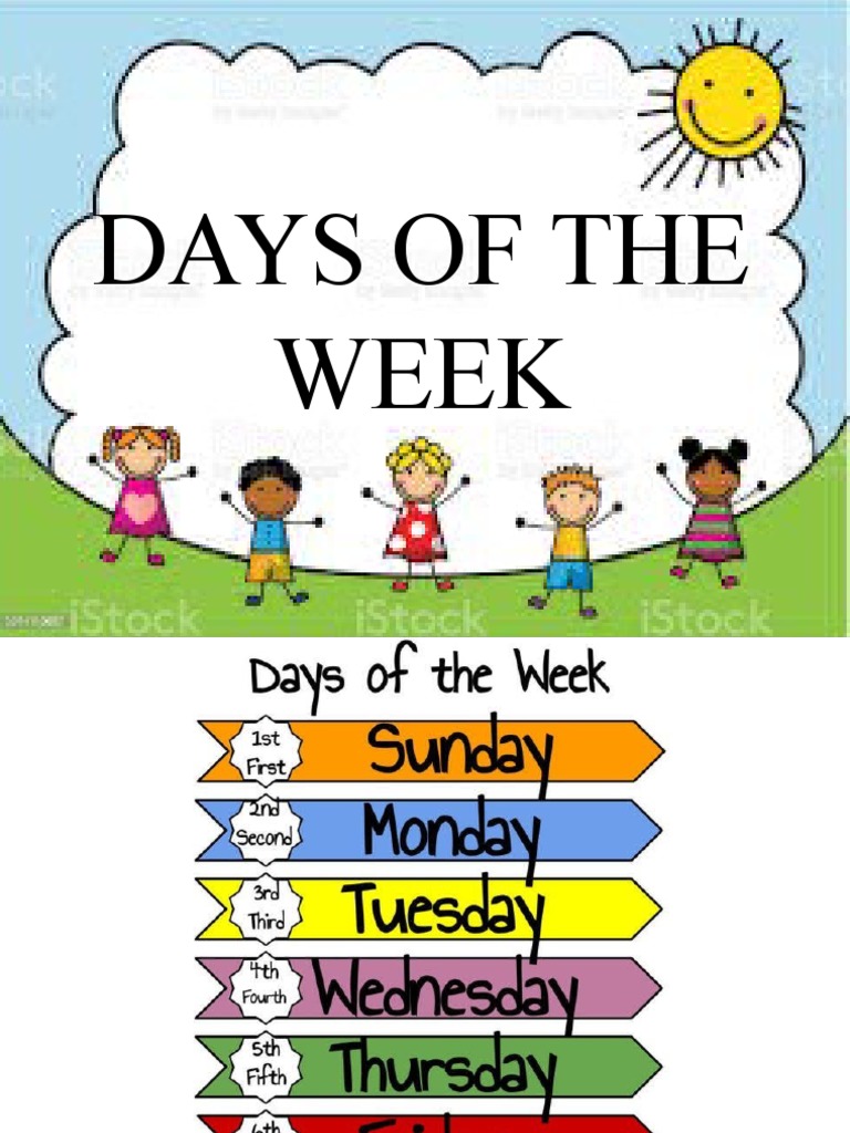 Days of The Week UNIT 1 | PDF