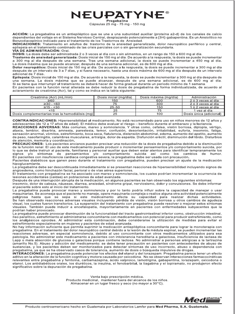 Neupatyne Capsula | PDF