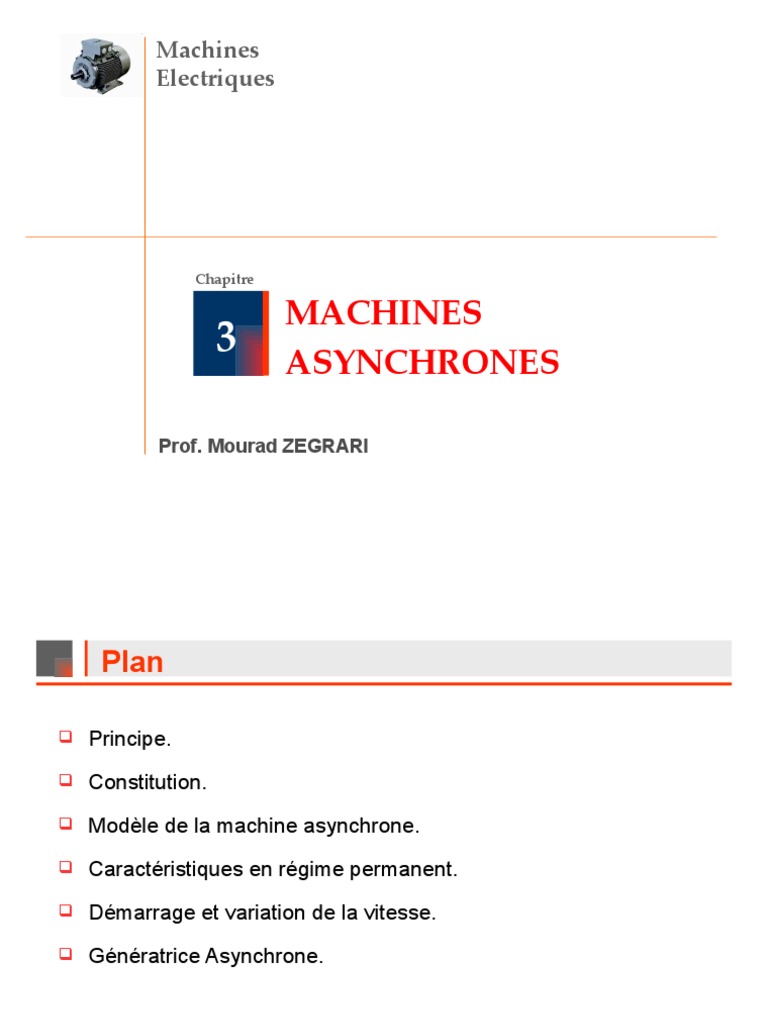 Machines Asynchrones : Principe et Applications | PDF | Générateur ...