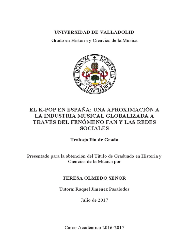 TFG F 2017 192.pdf Jsessionid | PDF | Fan (persona)