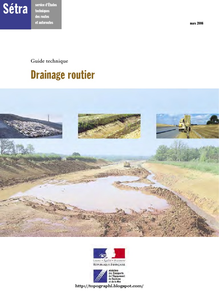 Guide technique sur le drainage routier | PDF | Assainissement | Sol ...