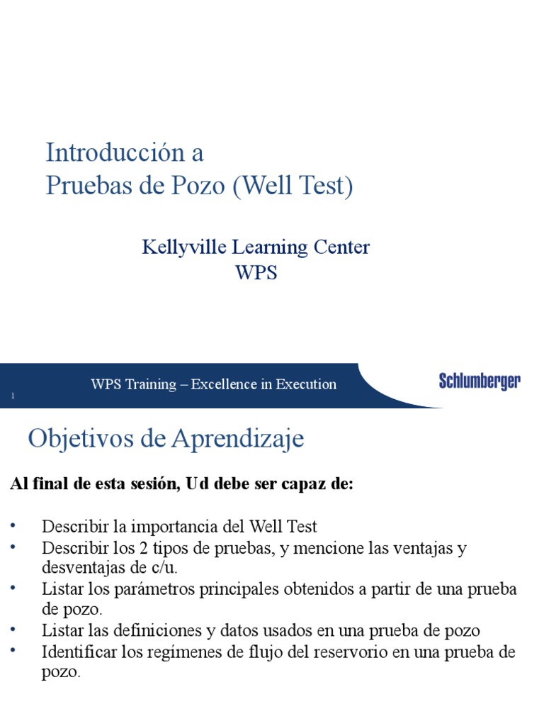 Introduccion A Well Testing | PDF | Ingeniería mecánica | Ingeniería de ...