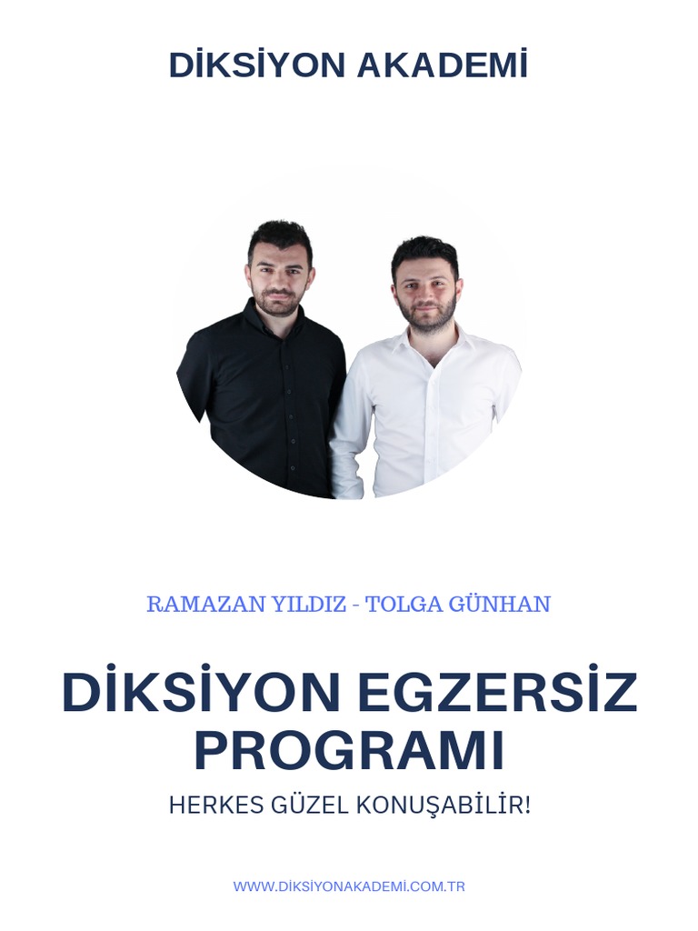 DİKSİYON+EGZERSİZ+PROGRAMI | PDF