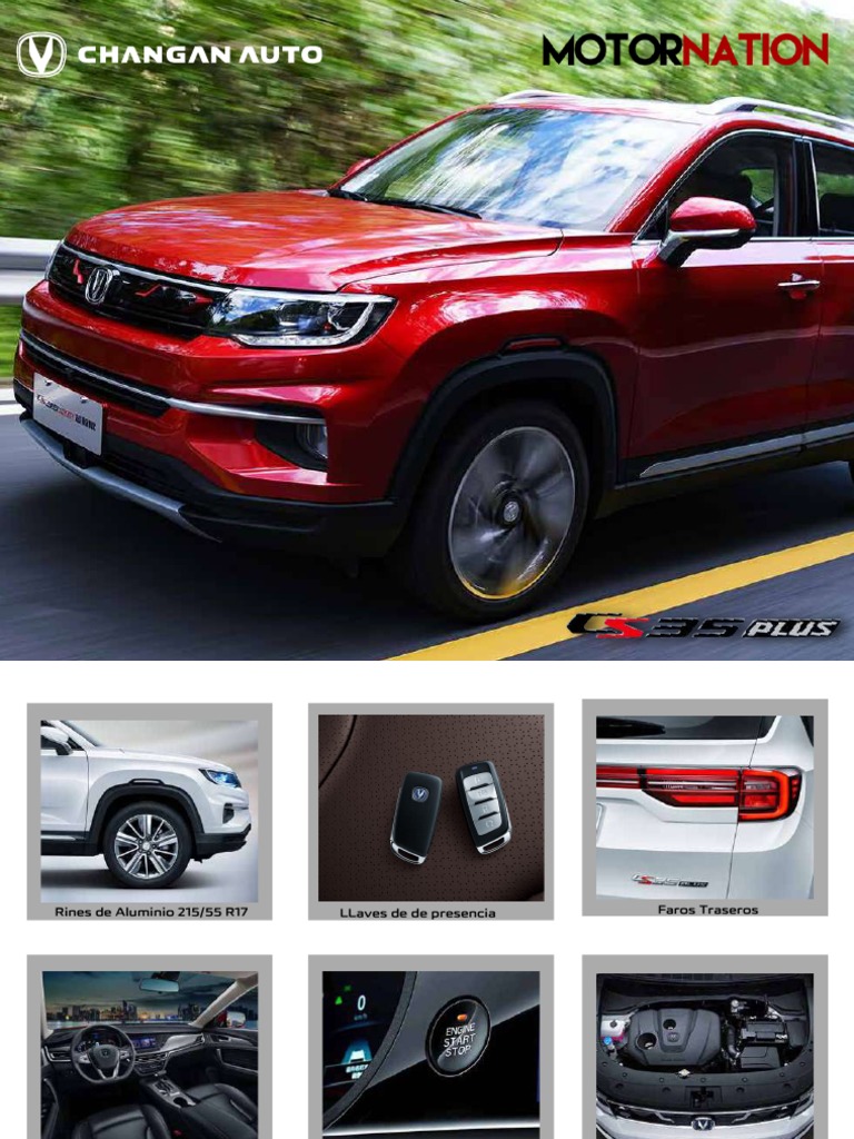 CS35 Plus 2023 Ficha Tecnica V1 | PDF | Sistema de freno antibloqueo | Airbag