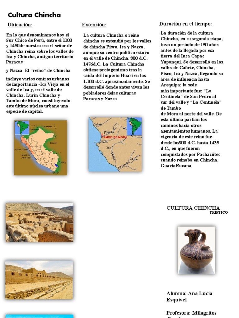 Cultura Chincha | PDF | Perú | Andes