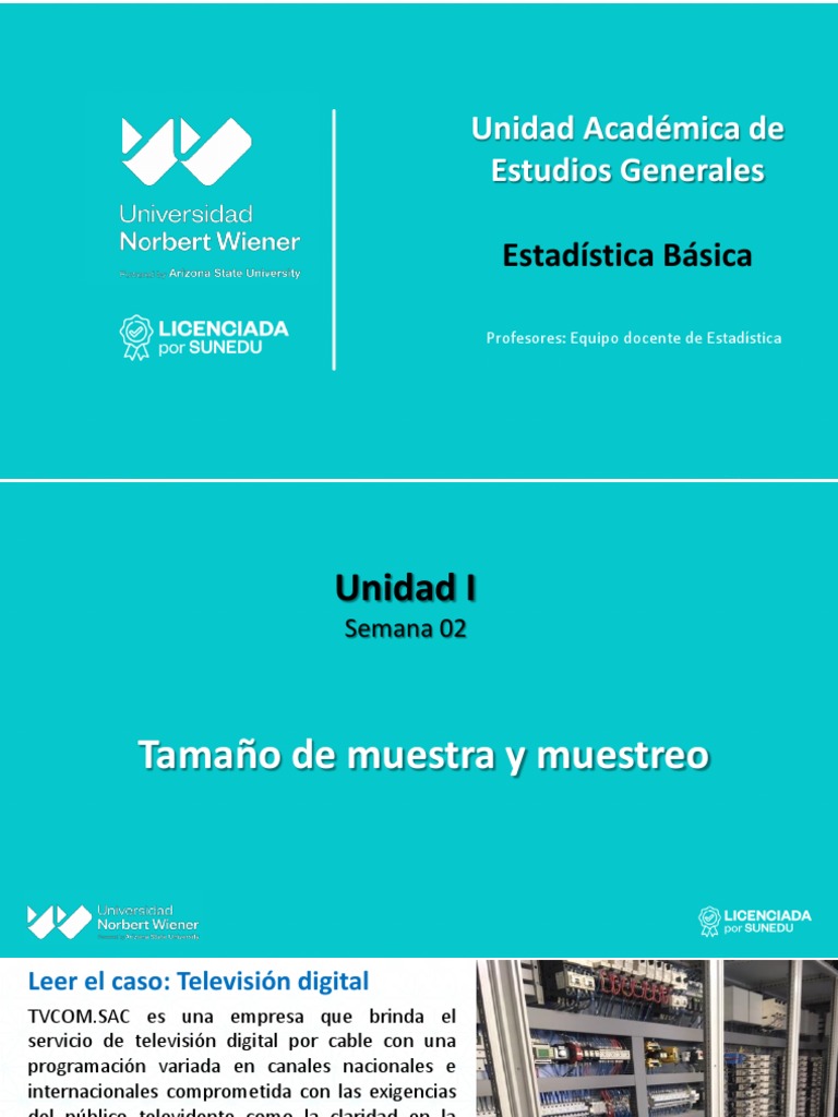 S02 Tamaño de Muestra y Muestreo - ASU 2202 | PDF | Muestreo ...