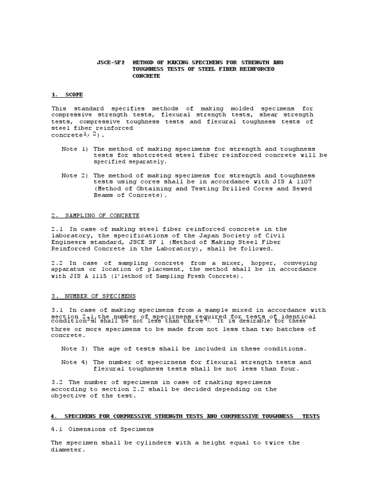 Jsce-Sf2 Word | Download Free PDF | Concrete | Reinforced Concrete