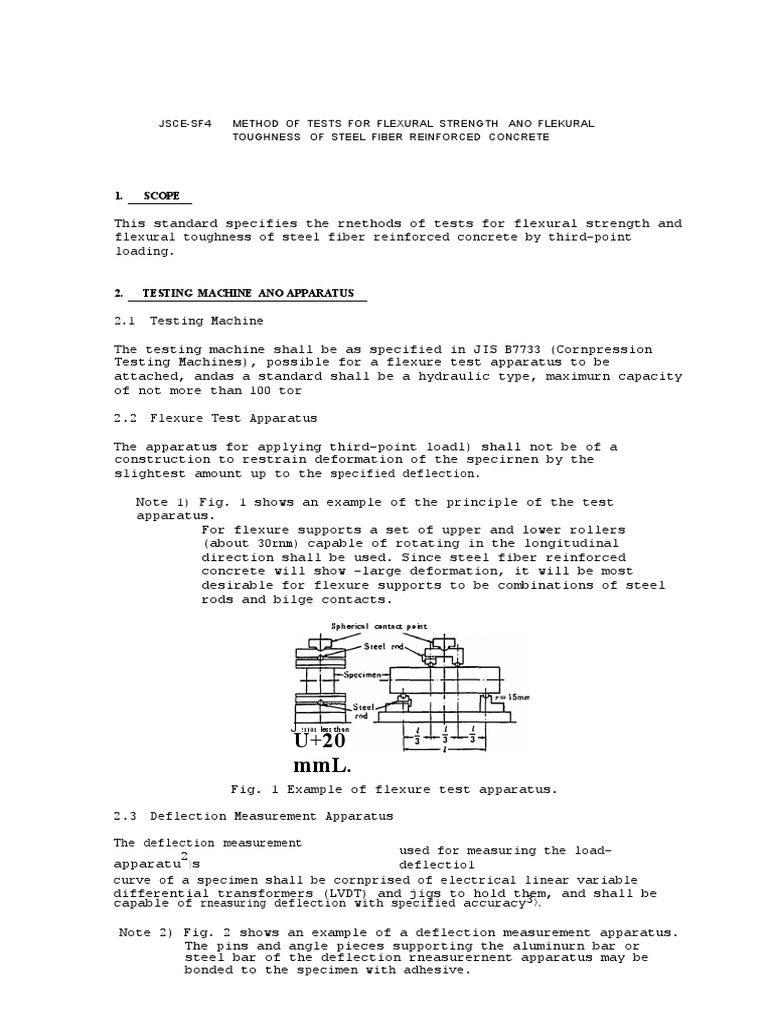 Jsce-Sf4 Word | PDF | Reinforced Concrete | Bending