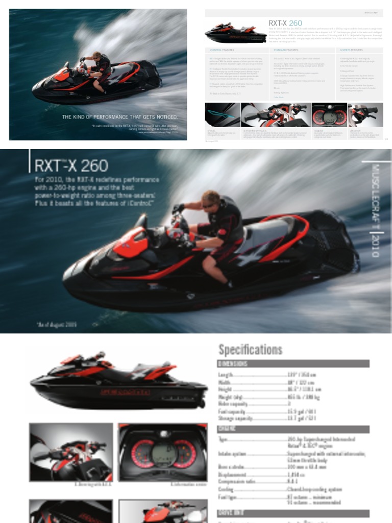 RXT - 260 2010 | PDF | Throttle | Vehicles