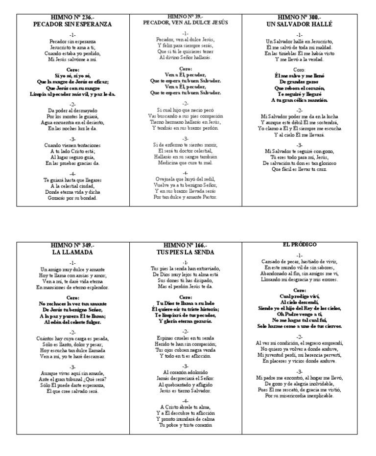 Himnos y Alabanzas | PDF | Pecado | Jesús