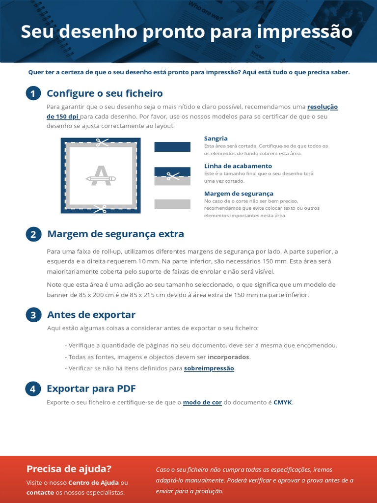 Quick Artwork Guide - Portuguese - Signage - Rollup Banners | PDF Quick Artwork Guide - Portuguese - Signage - Rollup Banners | PDF