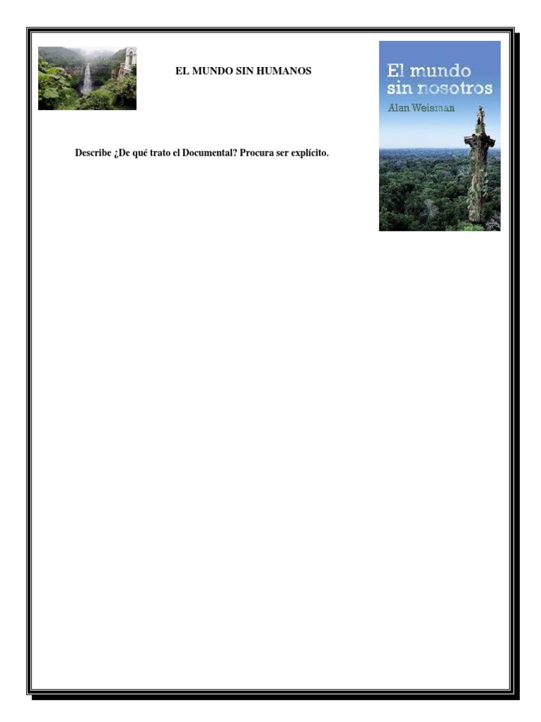 El Mundo Sin Humanos | PDF