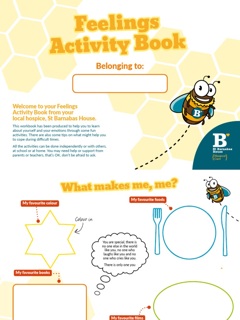 Feelings Activity Book 2 | PDF | Grief