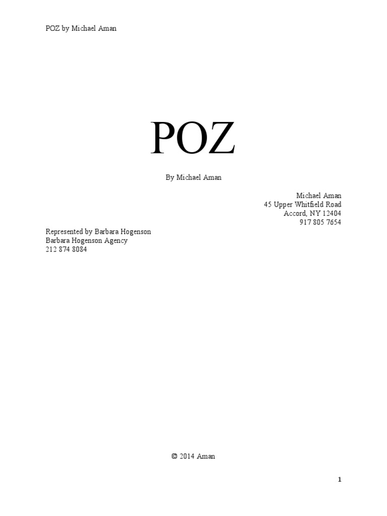 POZ by Michael Aman | PDF | Clown