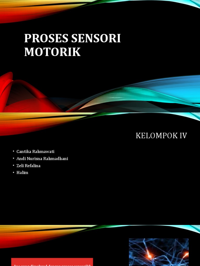 Proses Sensorik Dan Motorik | PDF