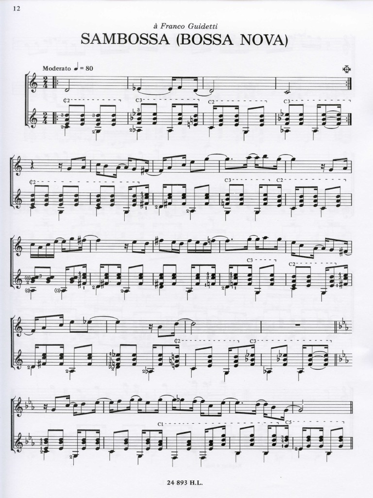 Sambossa (Bossa Nova) | PDF
