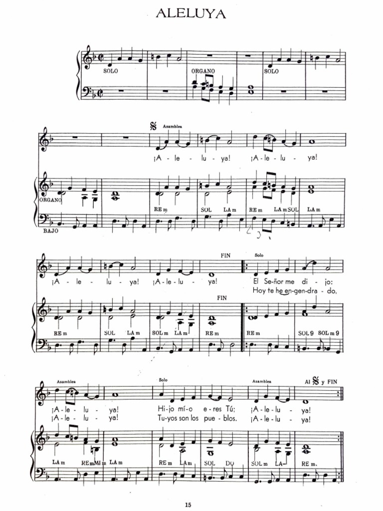 Aleluya Rítmica - (DM) | PDF