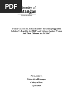Position Paper Gender | PDF | Violence Against Women | Violence