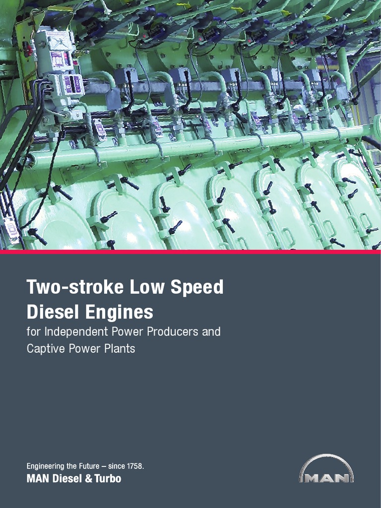 Two-Stroke Low Speed Diesel Engines | PDF | Diesel Engine | Diesel Fuel