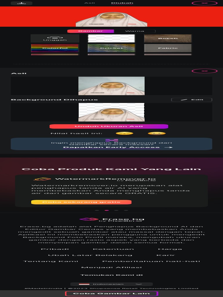 Penghapus Background AI untuk Gambar | PDF