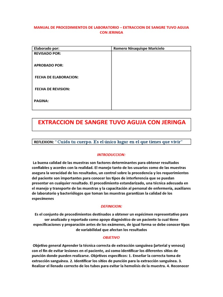 La Minsa | PDF | Sangre | Especialidades Medicas