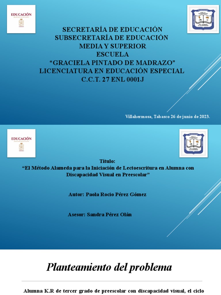 Presentacion Paola Rocio Perez Gomez 8vo B | PDF | Educación de la primera infancia | Aprendizaje