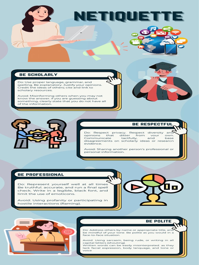 Netiquette Netiquette Netiquette: Be Scholarly | PDF
