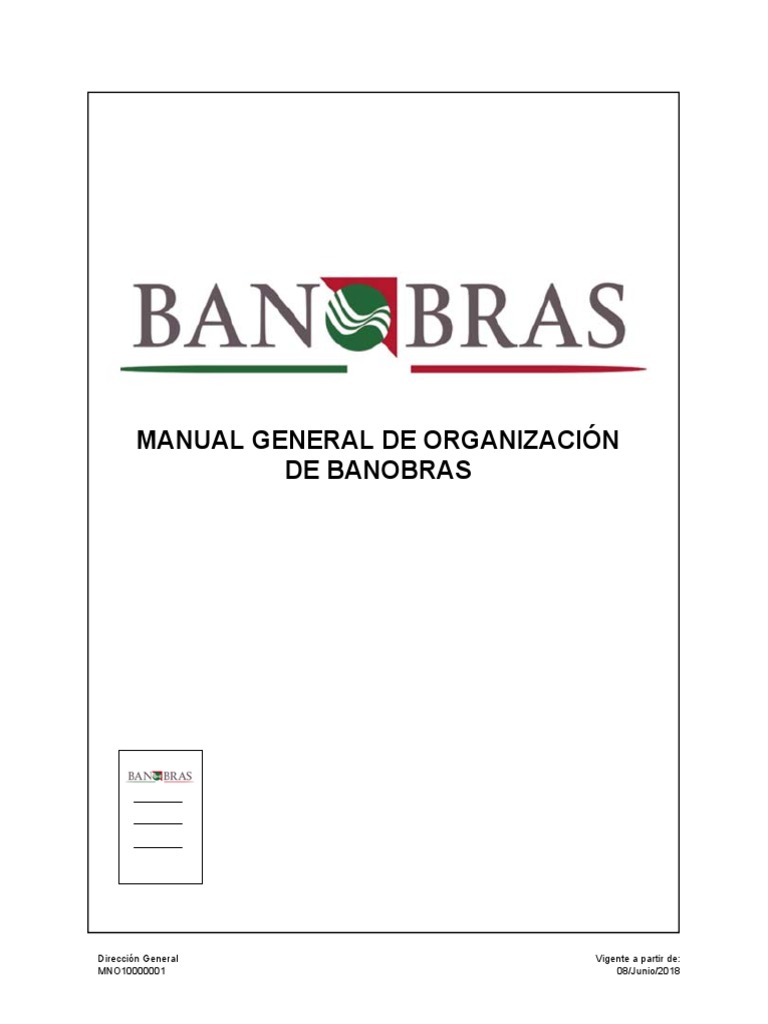 Manual-General-de-Organización-de-Banobras | PDF | México | Bancos