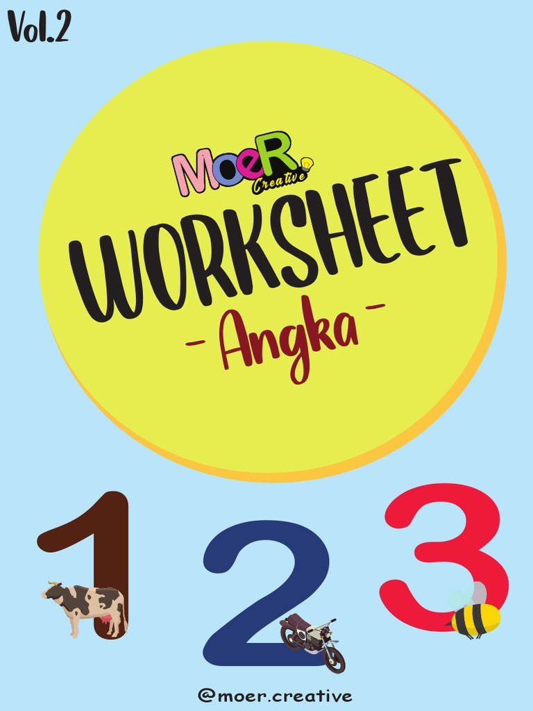Printable Worksheet - Angka Vol. 2 | PDF