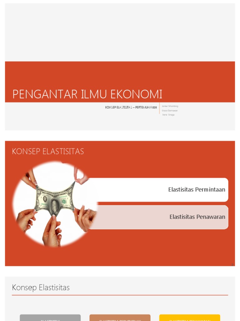 PIE - 003 Konsep Elastisitas | PDF
