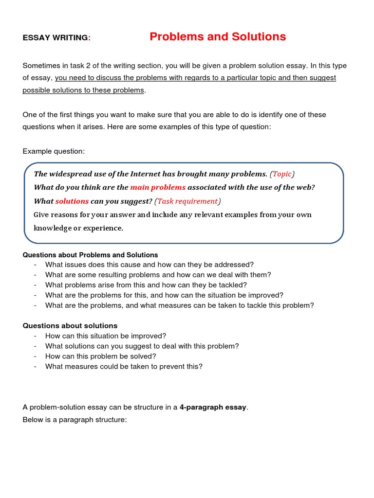 Essay Problem-Solution - 2022 B2 | PDF | Flood | Cybercrime