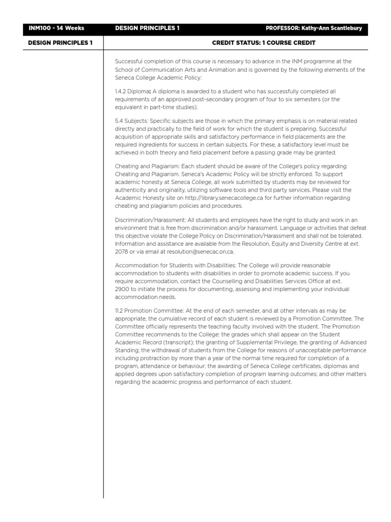 Topic - Outline - 100 - V1 2022 | PDF | Typography | Page Layout
