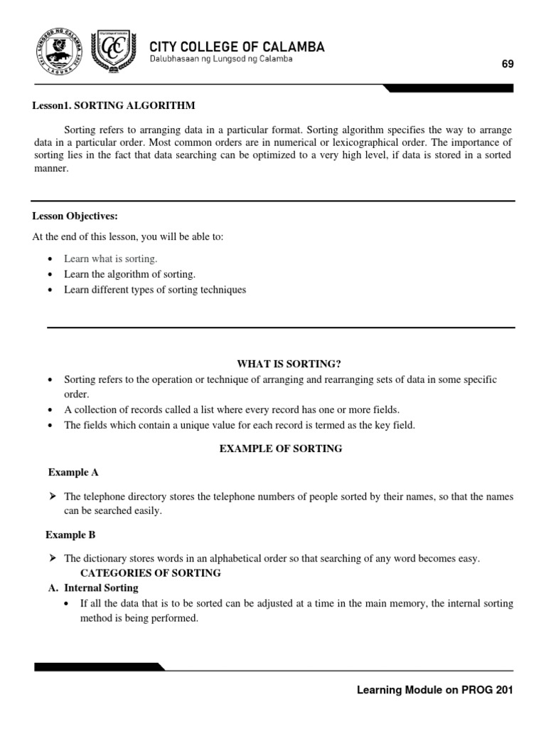 Sorting Algorithms 1 Pdf Computer Data Mathematical Logic