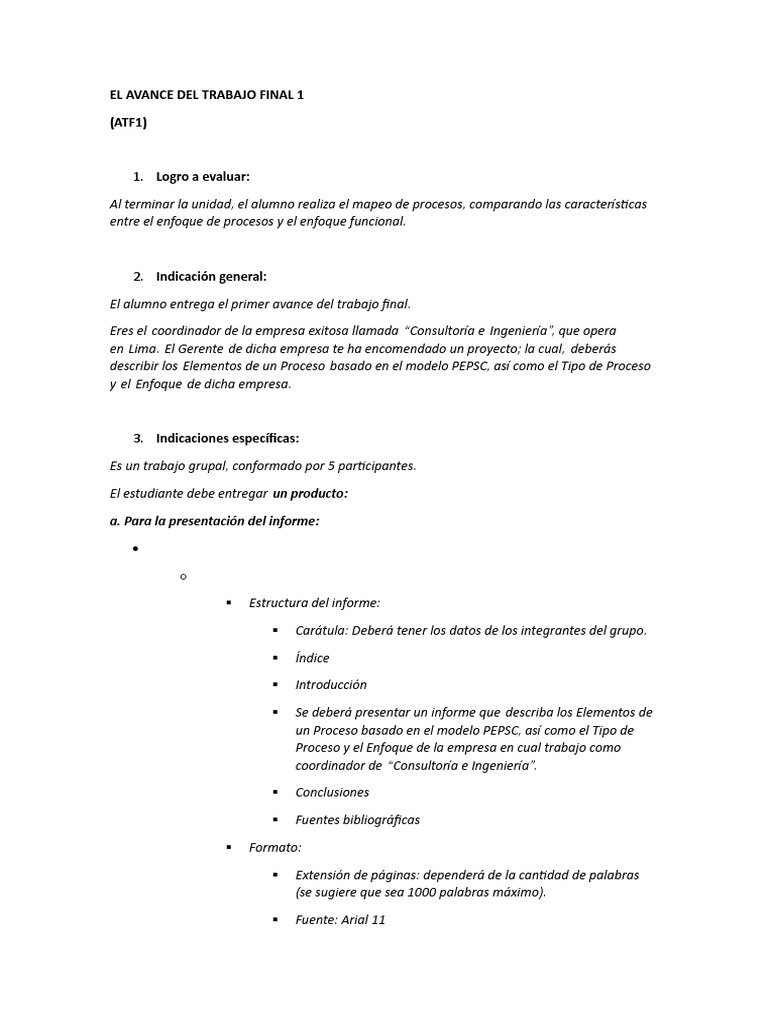 El Avance Del Trabajo Final 1 | PDF | Informática