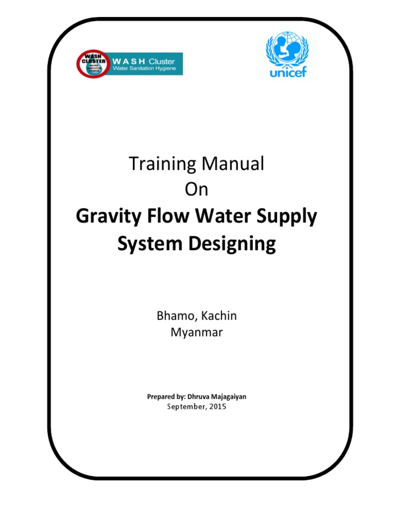 Gravity Water System Design Guide | PDF | Valve | Surveying