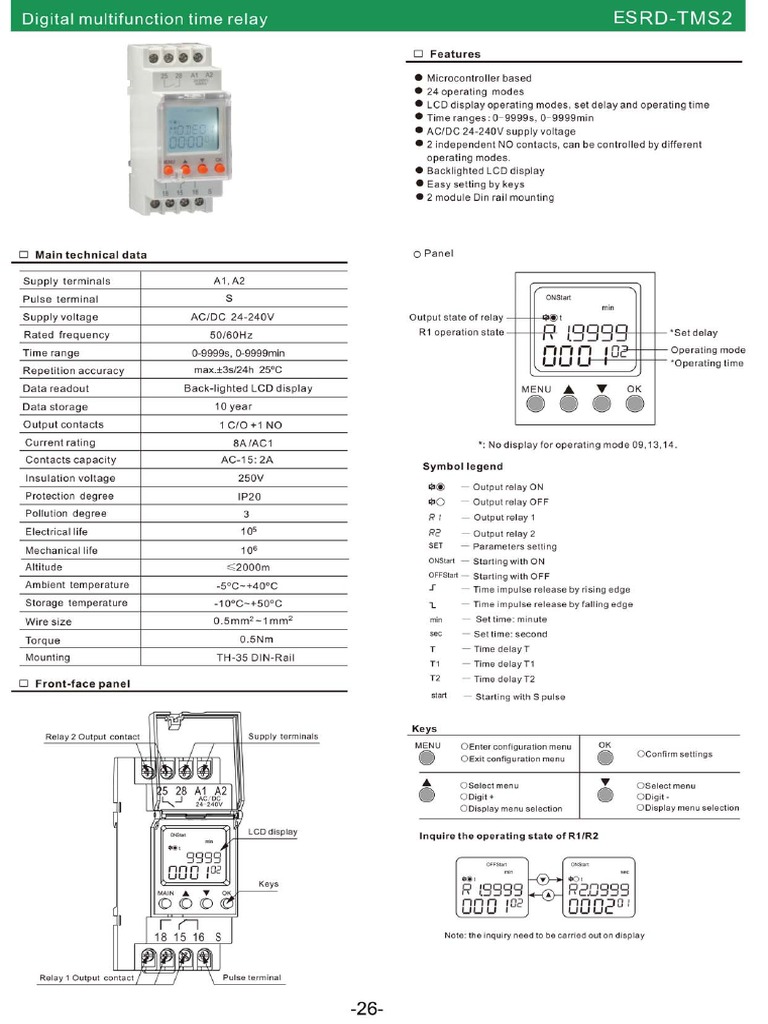 Eastron ESRD TMS2 EN | PDF