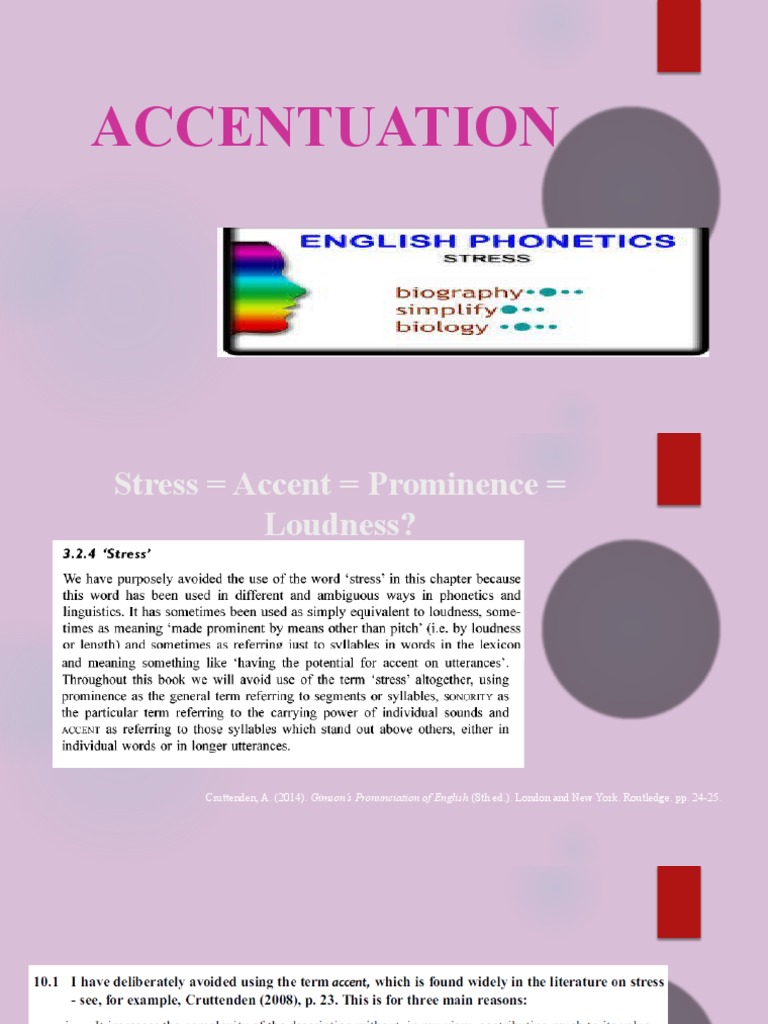 Understanding Stress and Accent in English | PDF | Foreign Language Studies